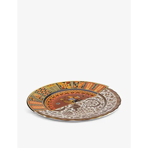 SELETTI Hybrid Milta Porcelain Dinner Plate 27.5cm - One-color