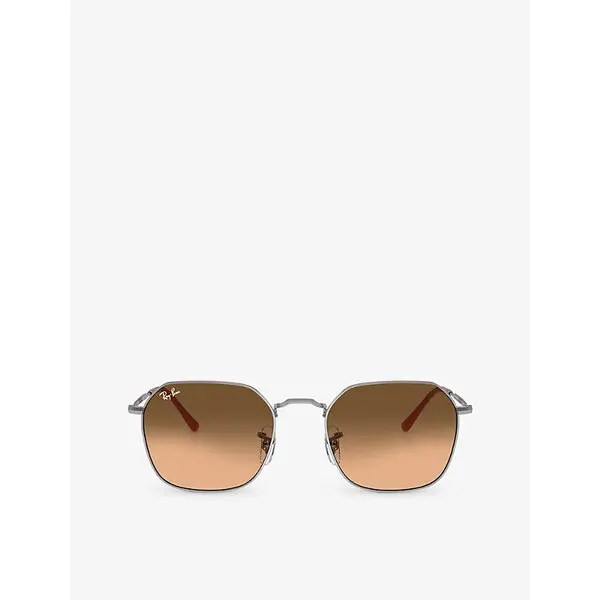 Ray-ban Irregular Frame Crystal Sunglasses