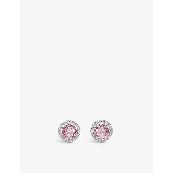 CARAT* LONDON Gwyn Round Stud Earrings