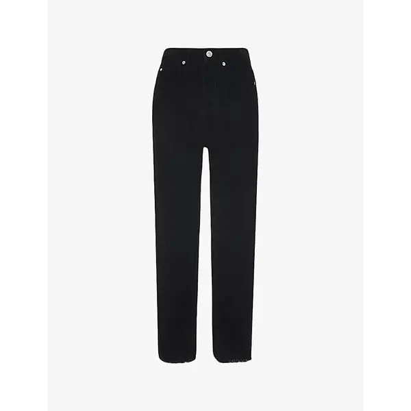 Whistles Corduroy Barrel-leg High-rise Jeans