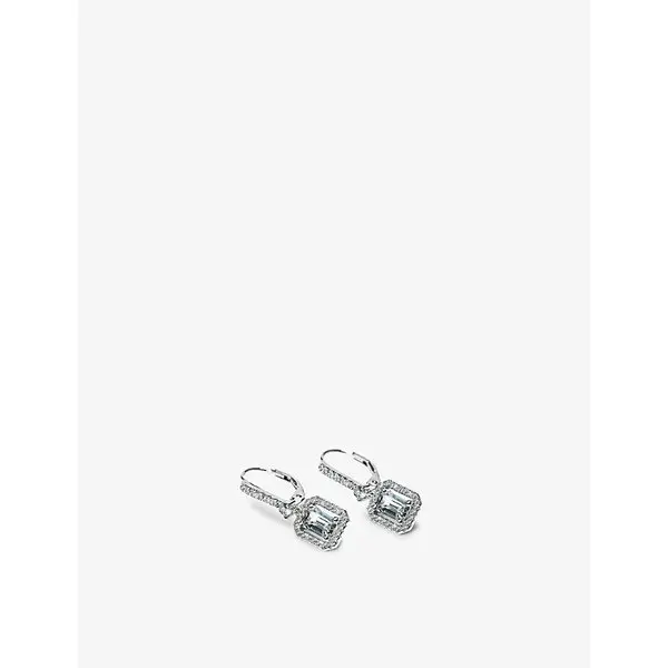 CARAT* LONDON Moxie Emerald Cut Drop Earrings