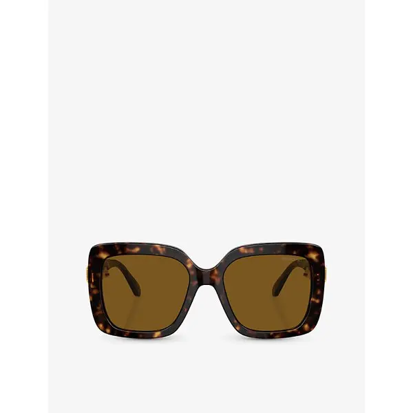 SWAROVSKI Square-frame Tortoiseshell Sunglasses