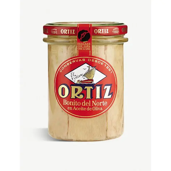 ORTIZ Tuna Fillets Tinned Fish In Water 220g
