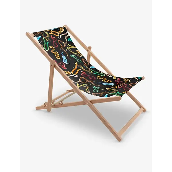 SELETTI Wears Toiletpaper Snakes Foldable Deckchair 87cm X 58cm