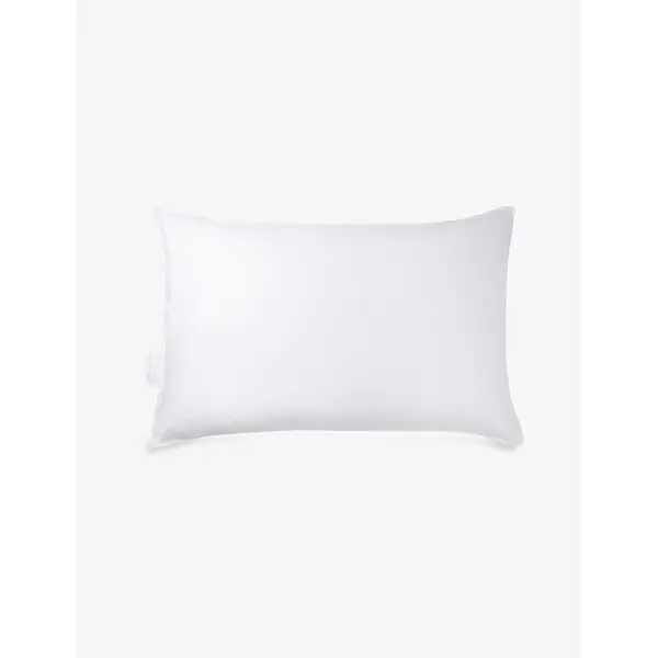 THE WHITE COMPANY Symons Rectangle Medium Soft Cotton Sateen, Down And Feather Super King Pillow 50cm X 90cm