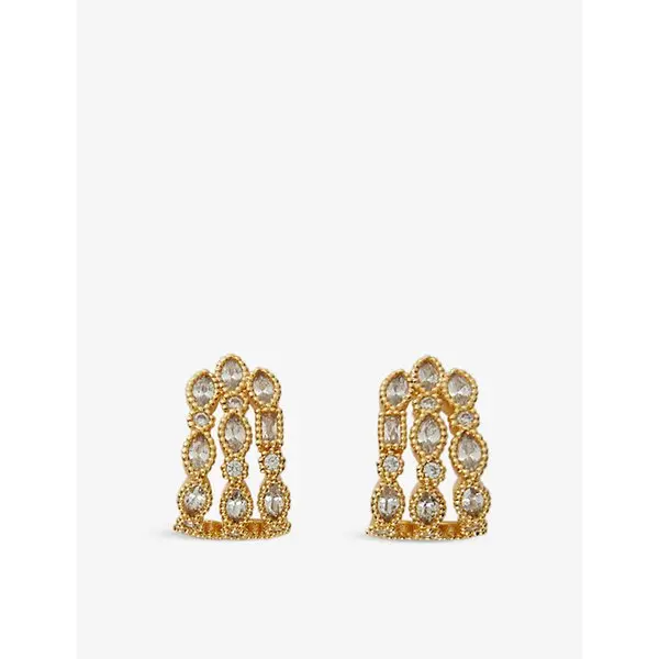 Maje Rhinestone-embellished Earrings