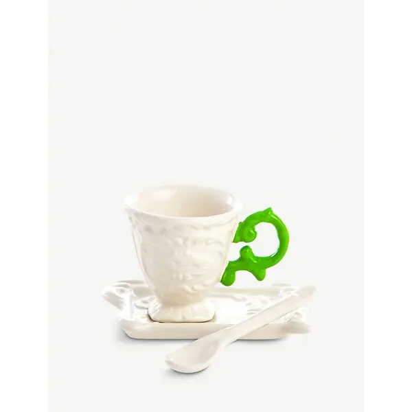 SELETTI I-wares Porcelain Coffee Set - One-color