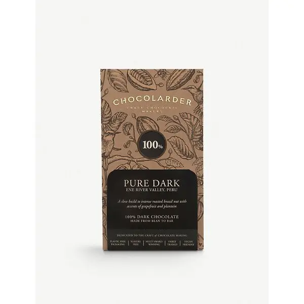 CHOCOLARDER 100% Pure Dark Chocolate 70g