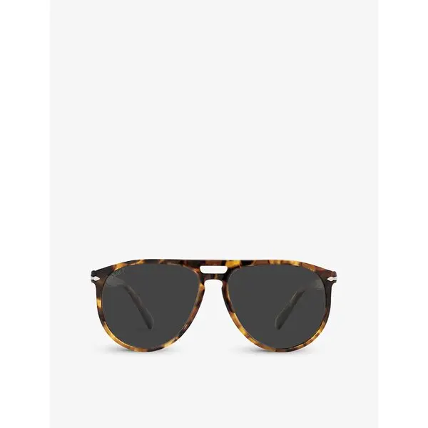Persol Tortoiseshell Pilot Sunglasses