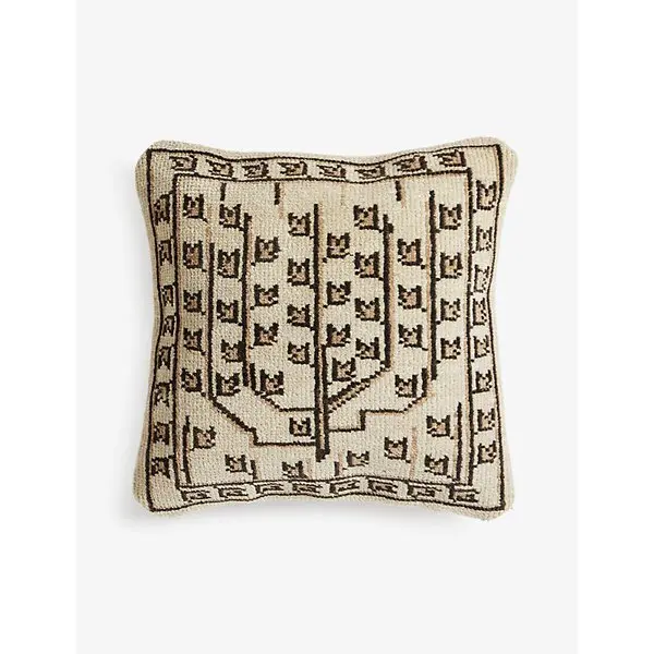 SOHO HOME Bersle Jute And Cotton-blend Cushion 50cm X 50cm
