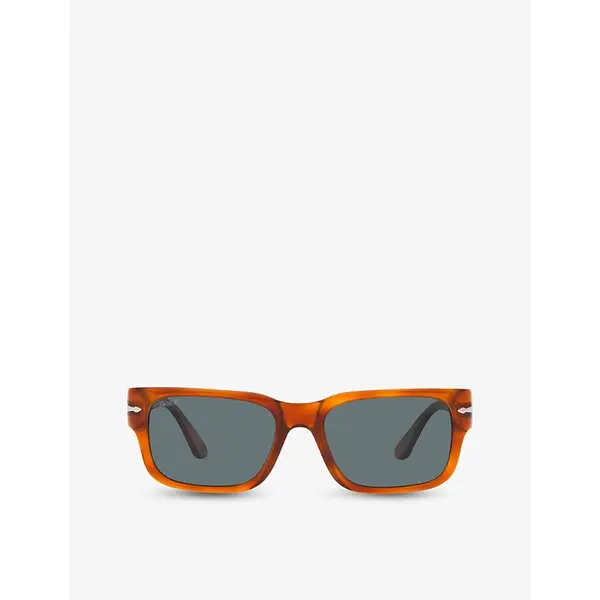 Persol Rectangle-frame Tortoiseshell Acetate Sunglasses - Brown