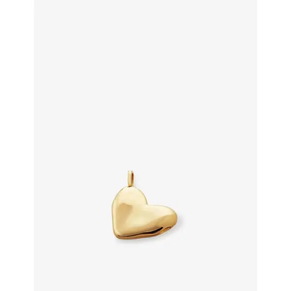 Monica Vinader Heart Shaped Locket Pendant - Gold