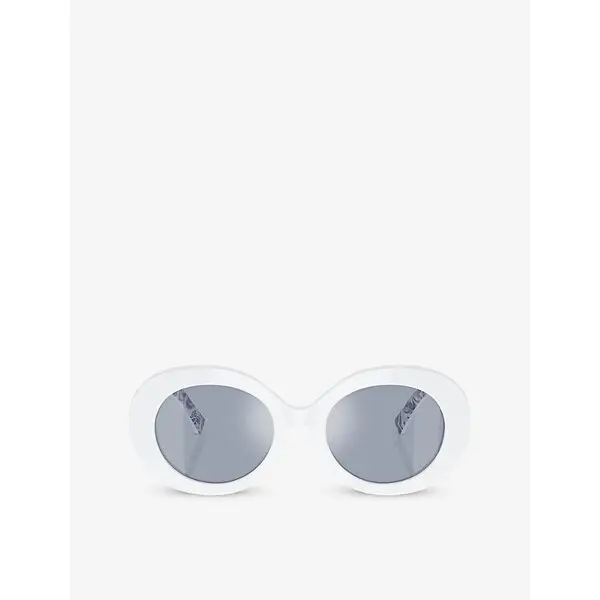 Dolce & Gabbana Dg4448 Oval-frame Acetate Sunglasses