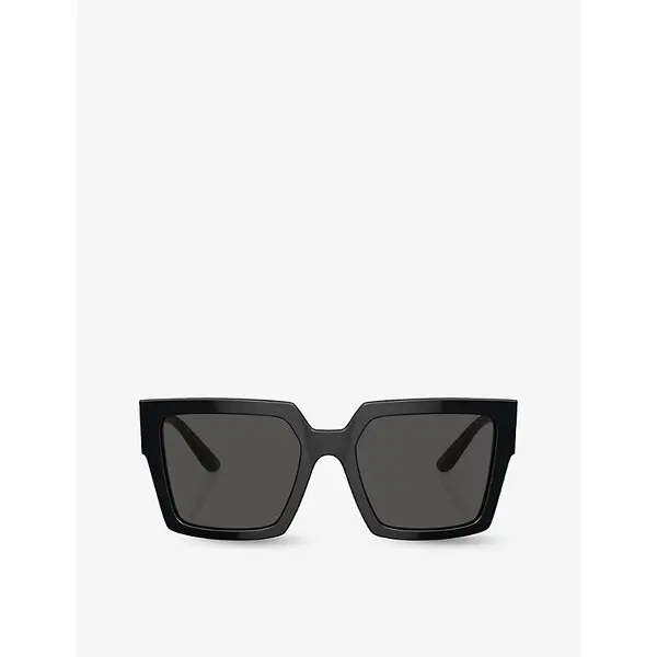 Dolce & Gabbana Square-frame Acetate Sunglasses - Black
