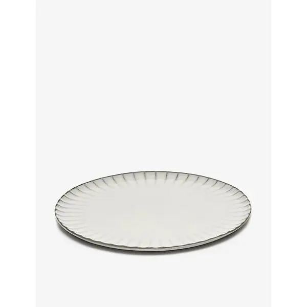 SERAX Inku Stoneware Plate 27cm - One-color
