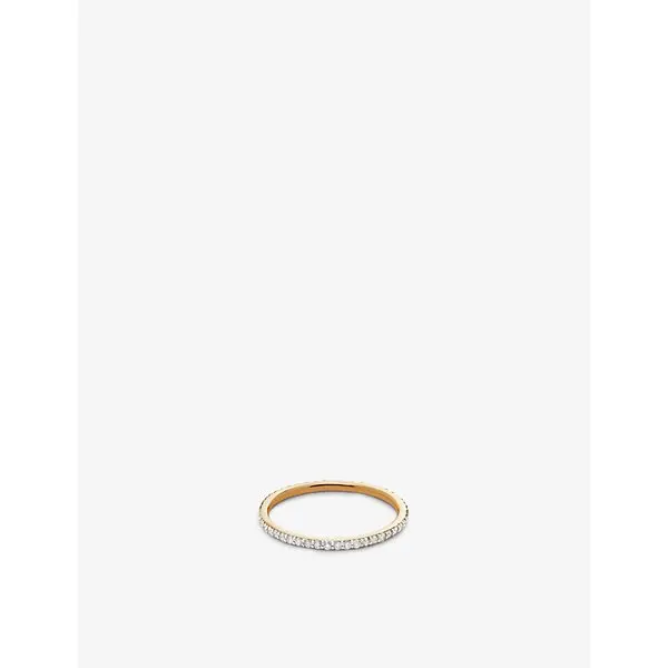 Monica Vinader 14ct And Diamond Ring