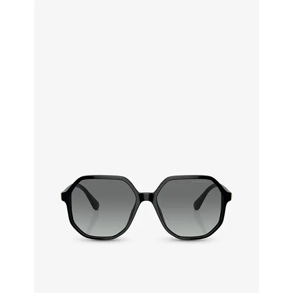 SWAROVSKI Irregular-frame Acetate Sunglasses - Black