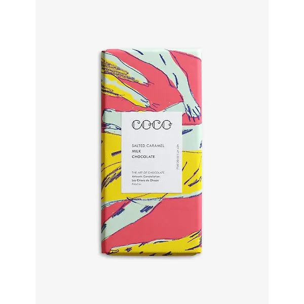 COCO CHOCOLATIER 40% Salted Caramel Milk Chocolate Bar 80g