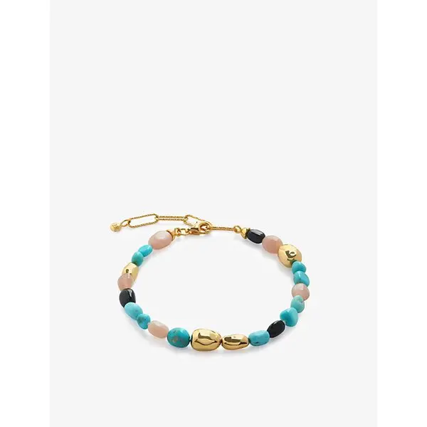 Monica Vinader Rio Multi Beaded Bracelet - Yellow Gold