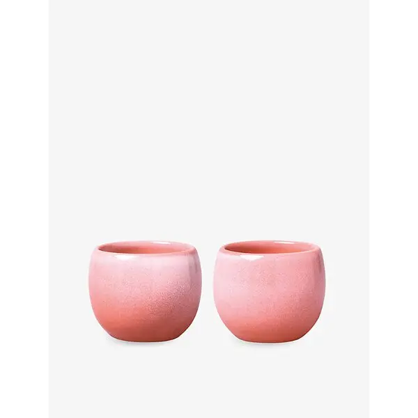 VILLEROY & BOCH Perlemor Glazed Porcelain Egg Cups Set Of Two