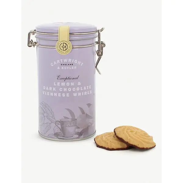 CARTWRIGHT & BUTLER Lemon And Dark Chocolate Viennese Whirl Biscuits 200g - One-color