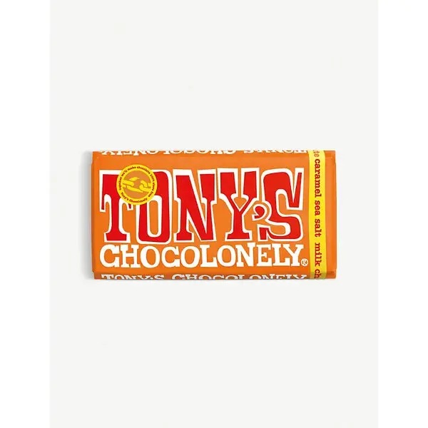TONY'S Salted Caramel Milk Chocolate Bar 180g