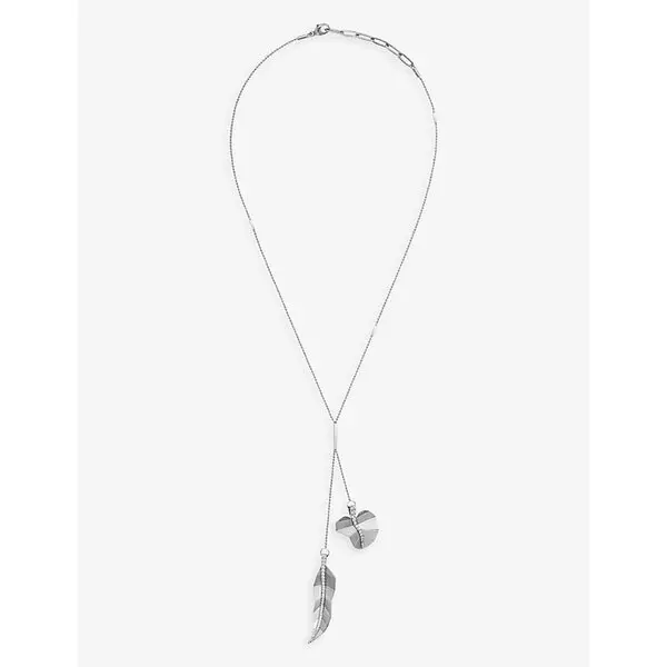 LA MAISON COUTURE X Tomasz Donocik Leaf Pendant Necklace - Silver