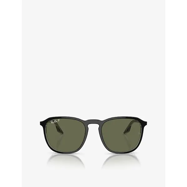 Ray-ban Square-frame Acetate Sunglasses - Black
