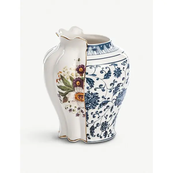 SELETTI Hybrid Melania Bone China Porcelain Vase 23cm - One-color