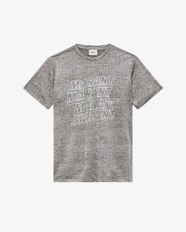 MARANT ETOILE Zoeline T-shirt - Gray/silver