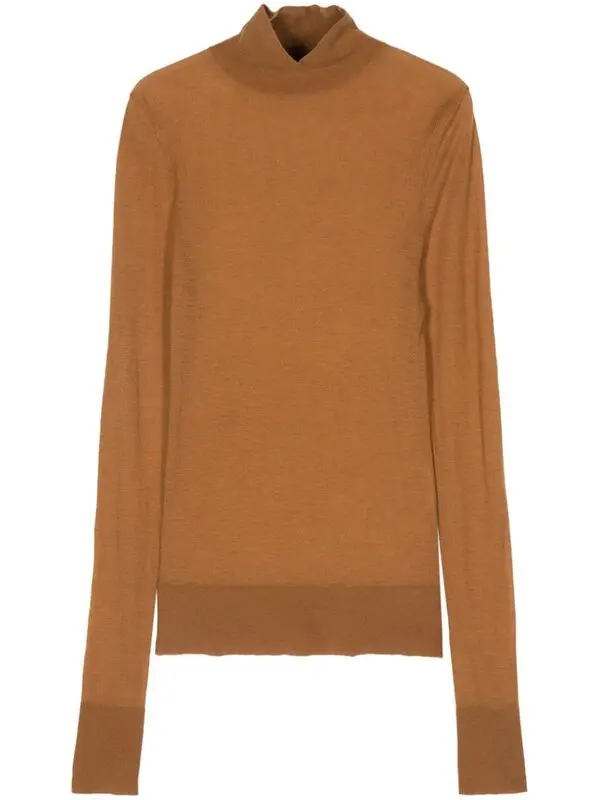 AERON Eriq Cashmere Jumper - Brown