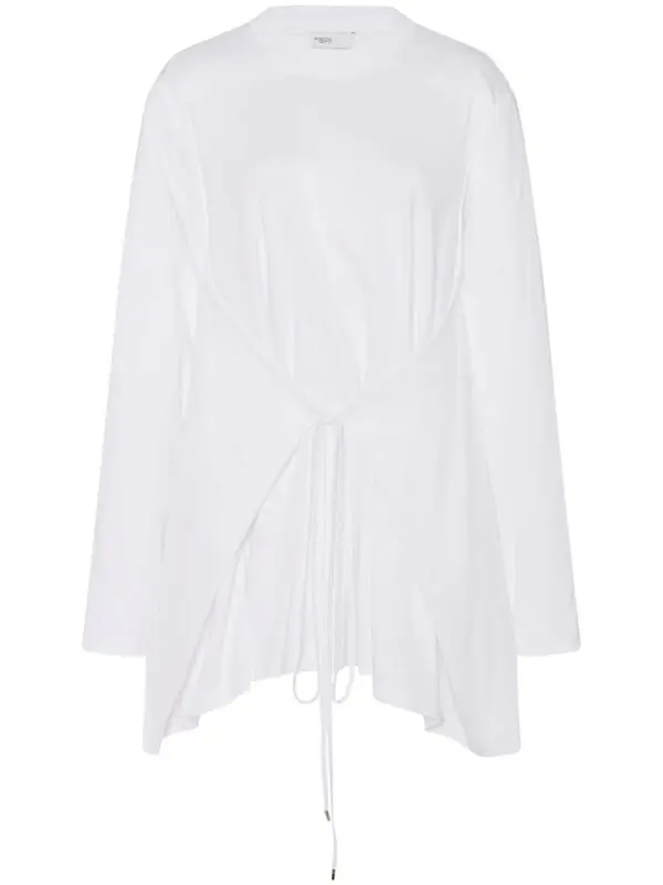 Rosetta Getty Layered Cotton T-shirt - White