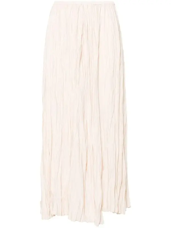 FORTE_FORTE Crinkled Midi Skirt