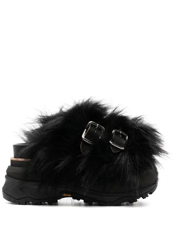 Buy Sacai Wingtip Sandals - Black At 48% Off | Editorialist