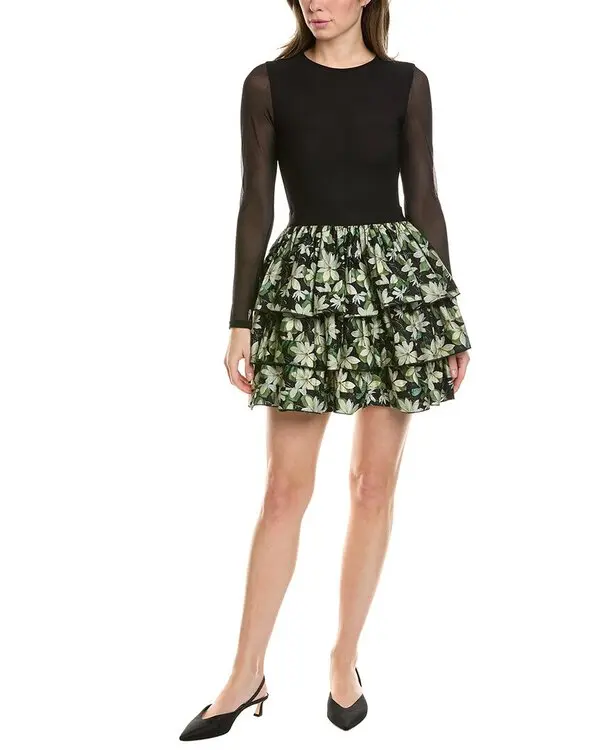 Buy Alice + Olivia Alice+olivia Chara Pleated Ruffled Midi Dress ...