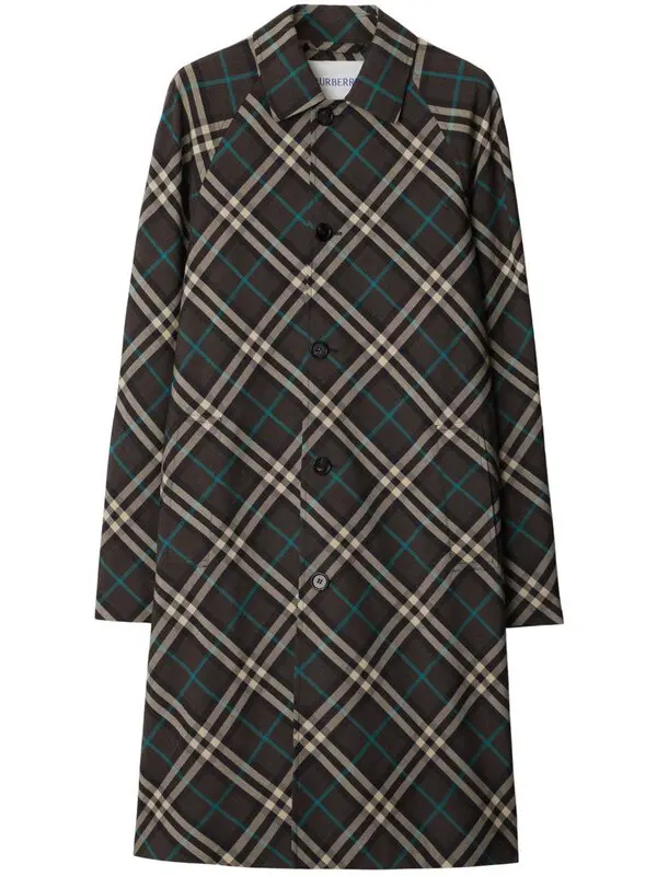 Burberry Midi Trench Coat - Black