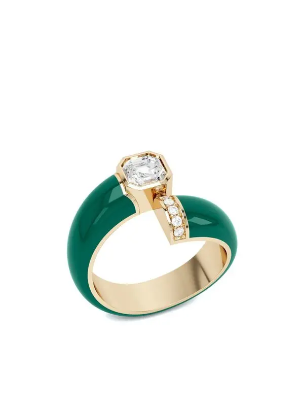LOEV 18kt Recycled Yellow Gold Toi Et Moi Diamond Ring
