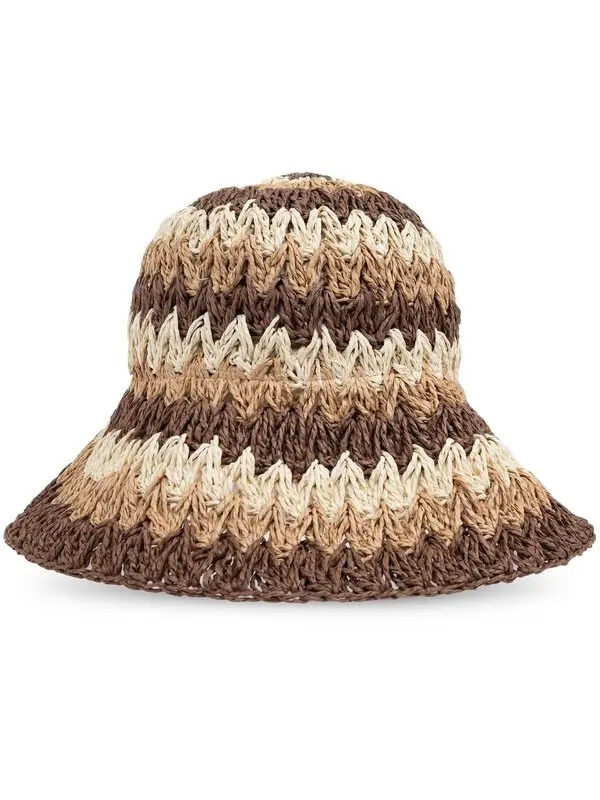 By Malene Birger Strawie Bucket Hat - Brown | Editorialist