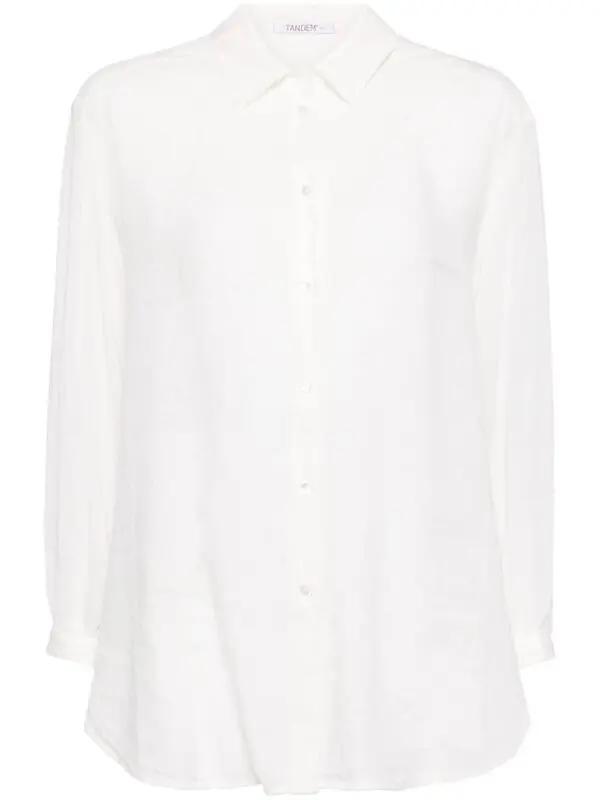 Transit Linen Shirt - White