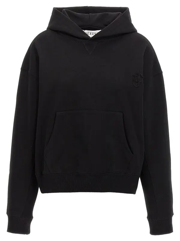 JW Anderson Jw Anchor Embroidered Hoodie
