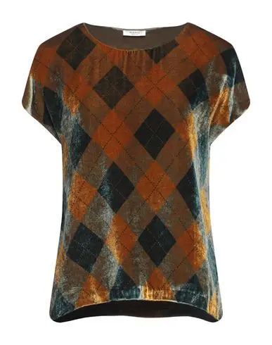 Peserico Velvet Geometric-print Top