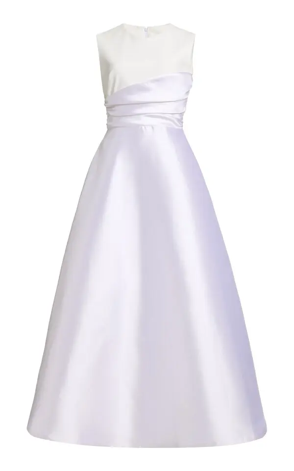 GRETA CONSTANTINE Winta Satin A-line Gown
