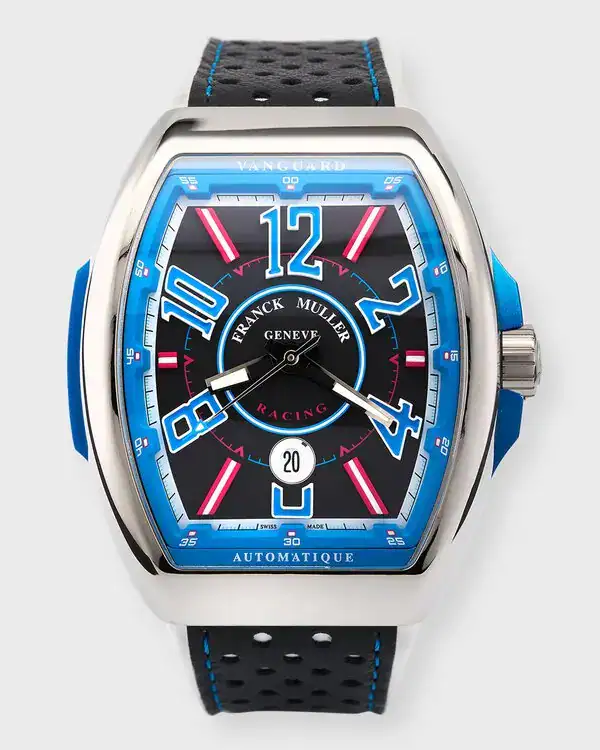 Franck Muller Vanguard Racing Automatic Watch Black Blue