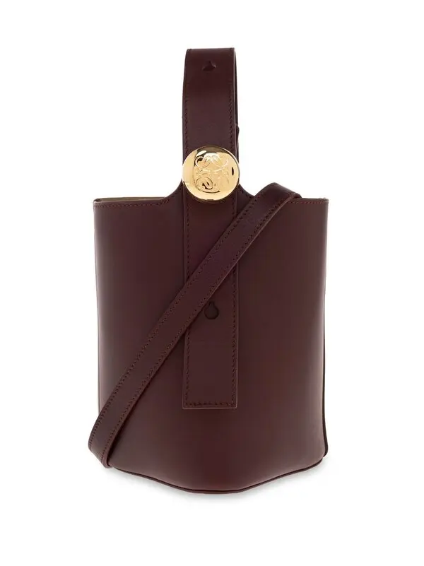 Loewe Mini Pebble Bucket Bag - Red