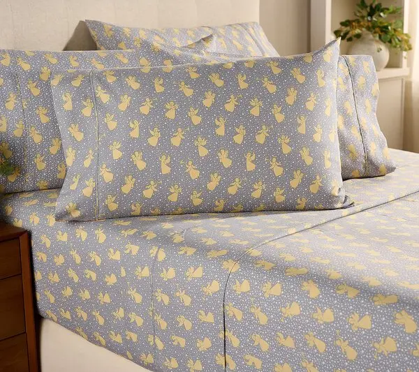 HOME REFLECTIONS Double Brushed Holiday Icon Sheet Set
