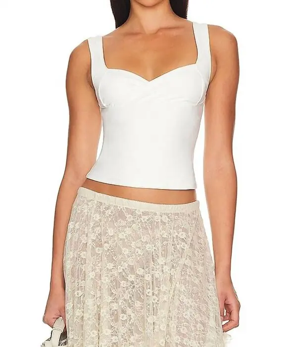 Buy Free People Iconic Cami In Ivory - White At 32% Off | Editorialist
