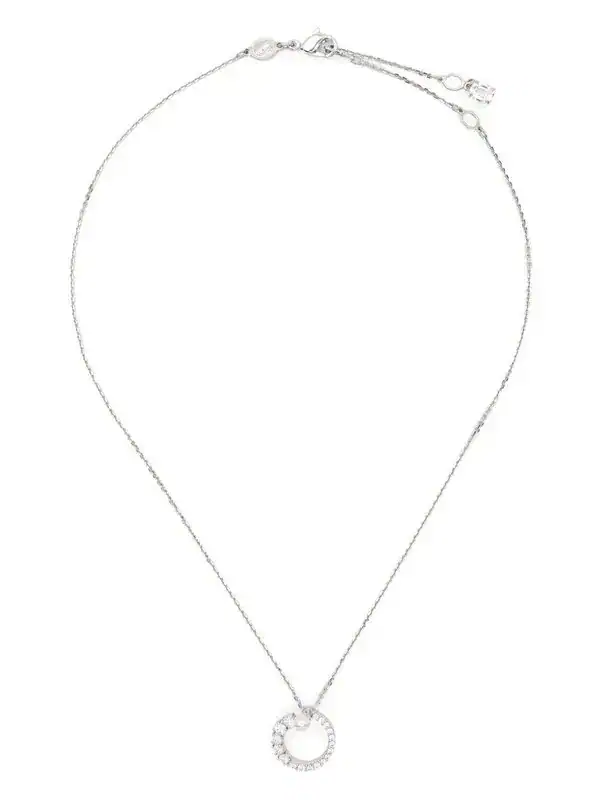 SWAROVSKI Matrix Ring-pendant Necklace - Silver | Editorialist