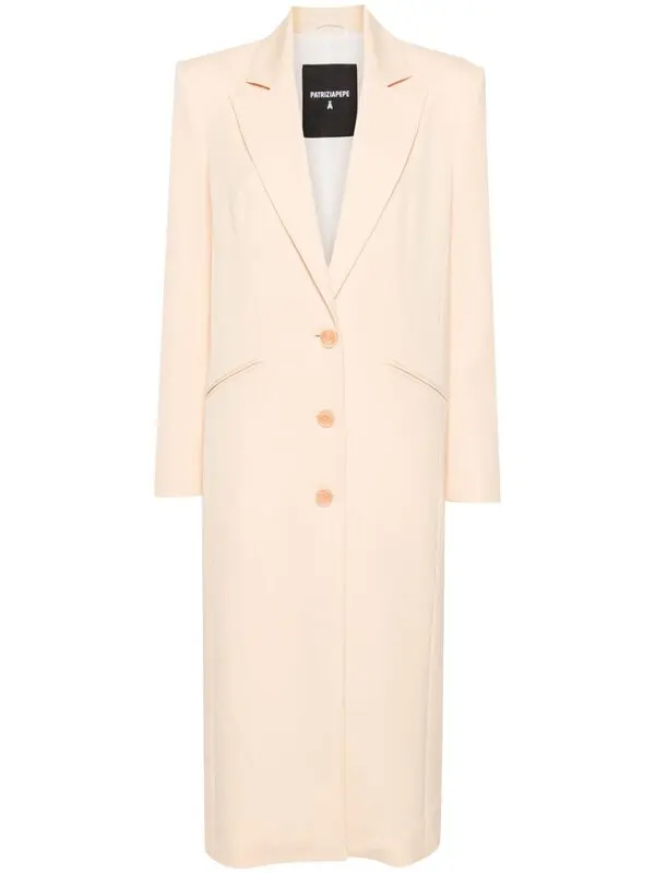 Patrizia Pepe Single-breasted Twill Coat