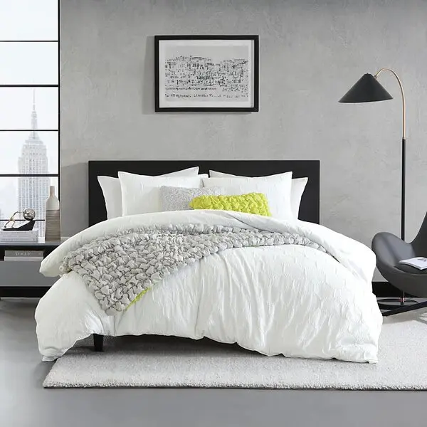 Donna Karan New York Dkny Modern Hexagon Duvet Set, Full/queen
