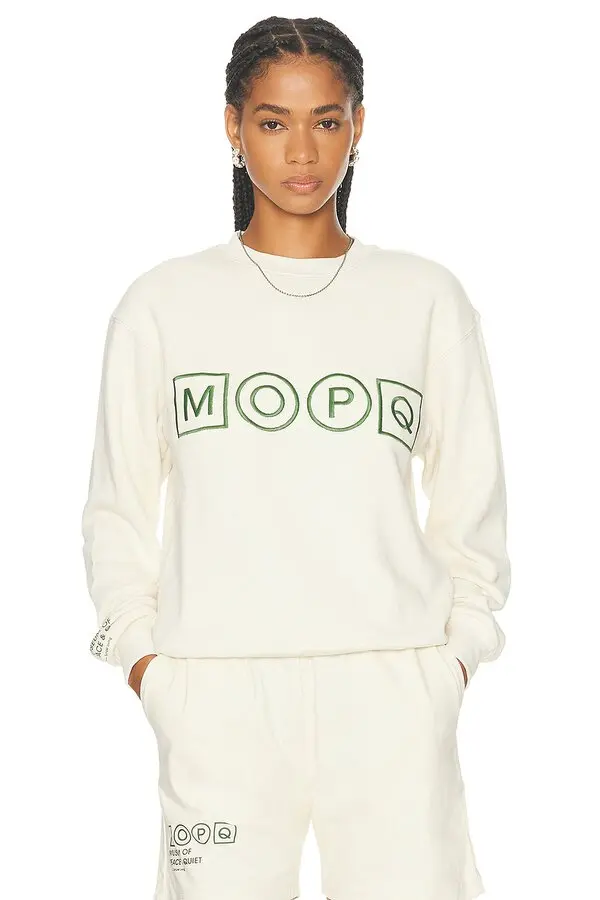 MUSEUM OF PEACE & QUIET Simple Living Crewneck - Bone